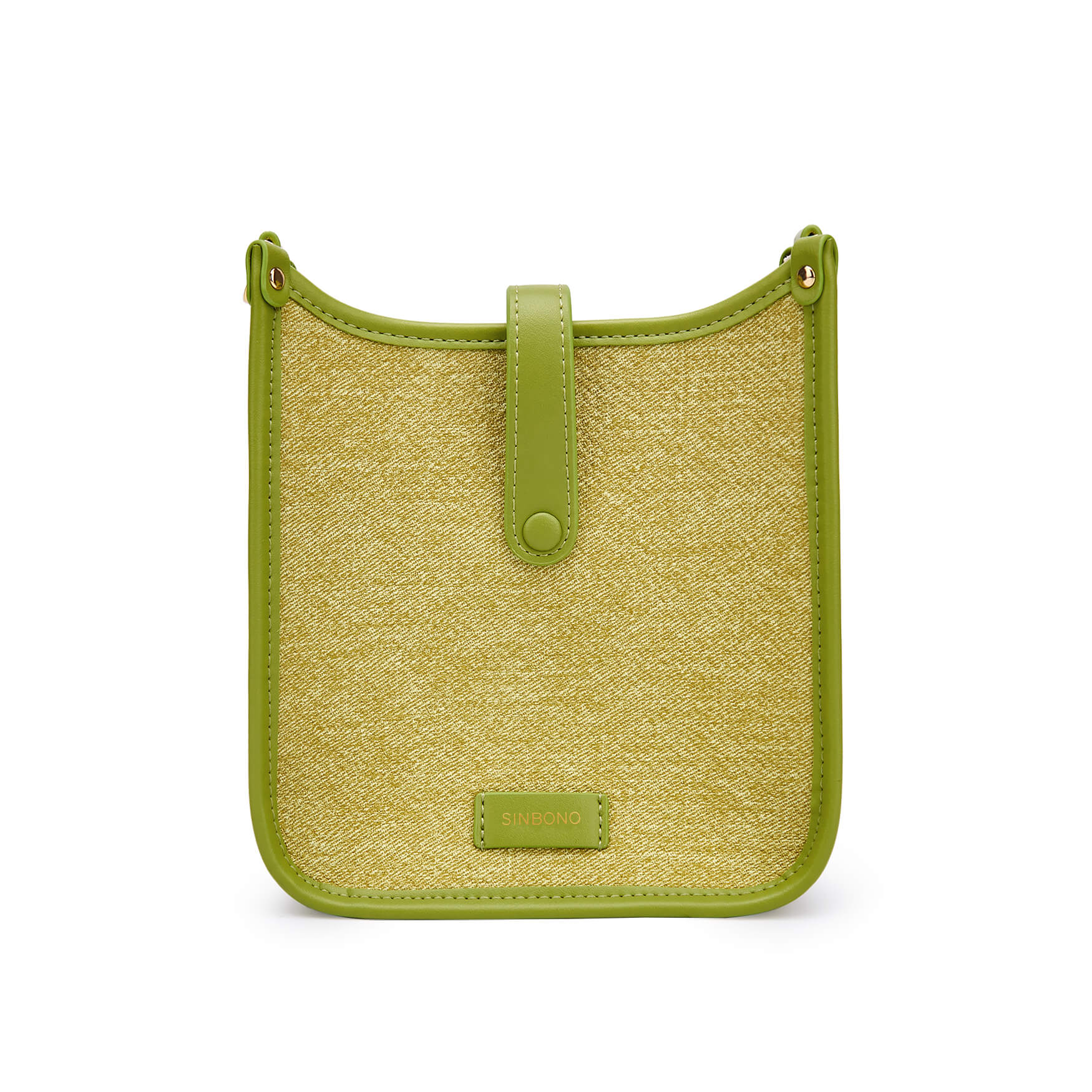 SINBONO Luxury Designer Lime Green Bag- Women's Angelina Crossbody Bag