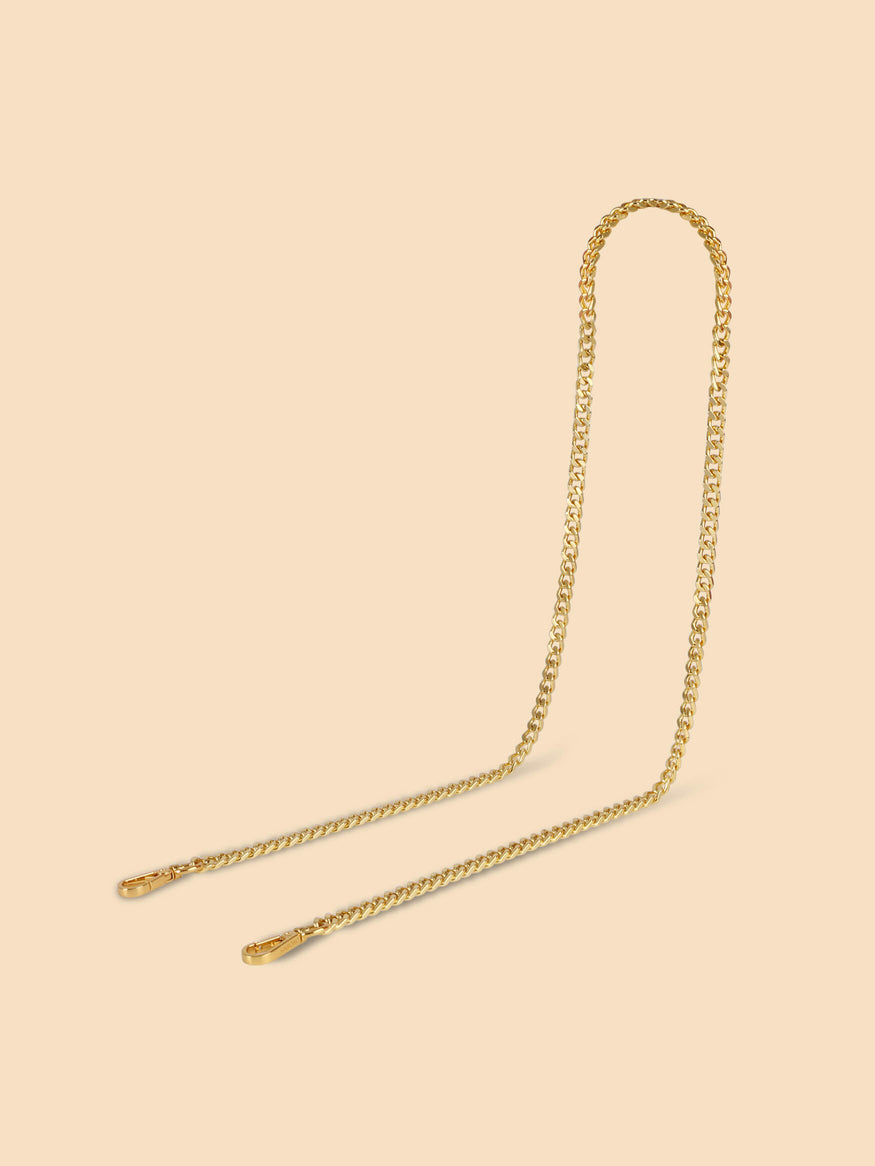 European Word Chain Strap Gold - Chain Shoulder Strap Bag -SINBONO
