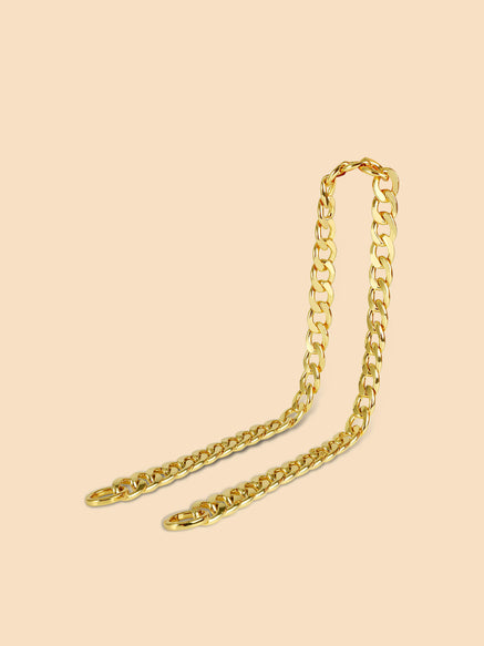European Word Chain Strap Gold - Chain Shoulder Strap Bag -SINBONO