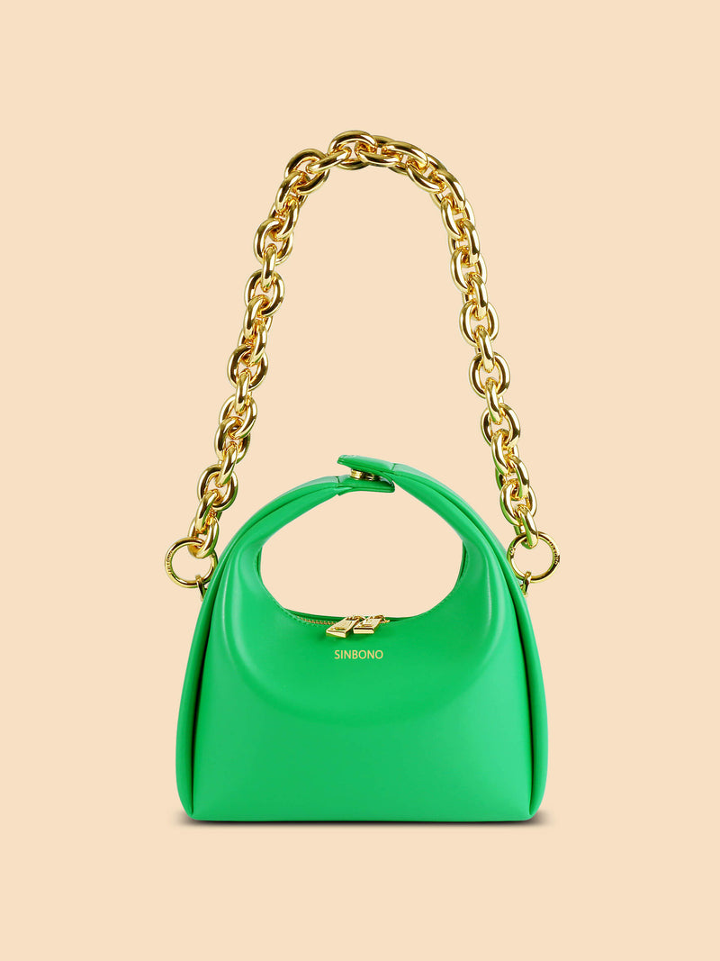 European Word Chain Strap Gold - Chain Shoulder Strap Bag -SINBONO